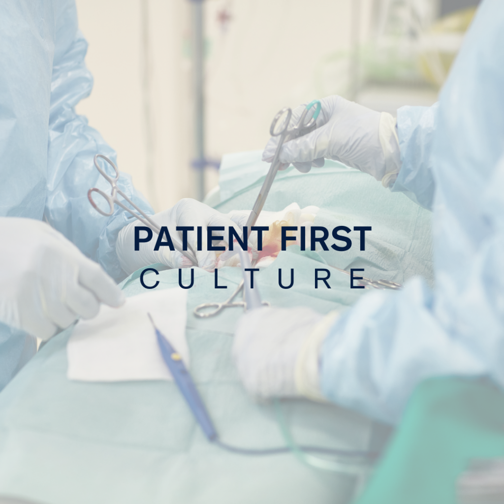 There is no IFU for Establishing a ‘Patient-First’ Culture
