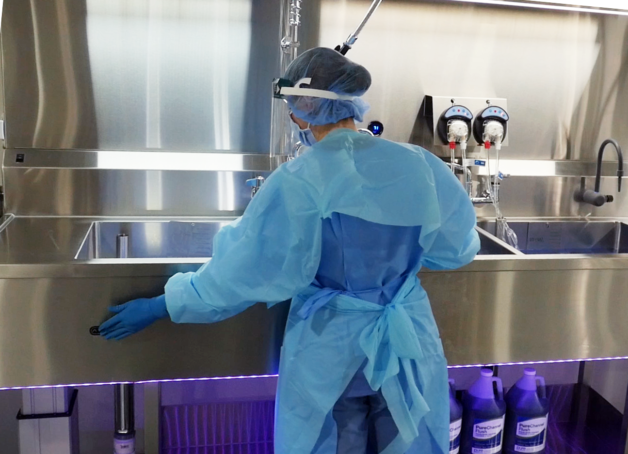 Reprocessing Department Ergonomic Solutions| Pure Processing