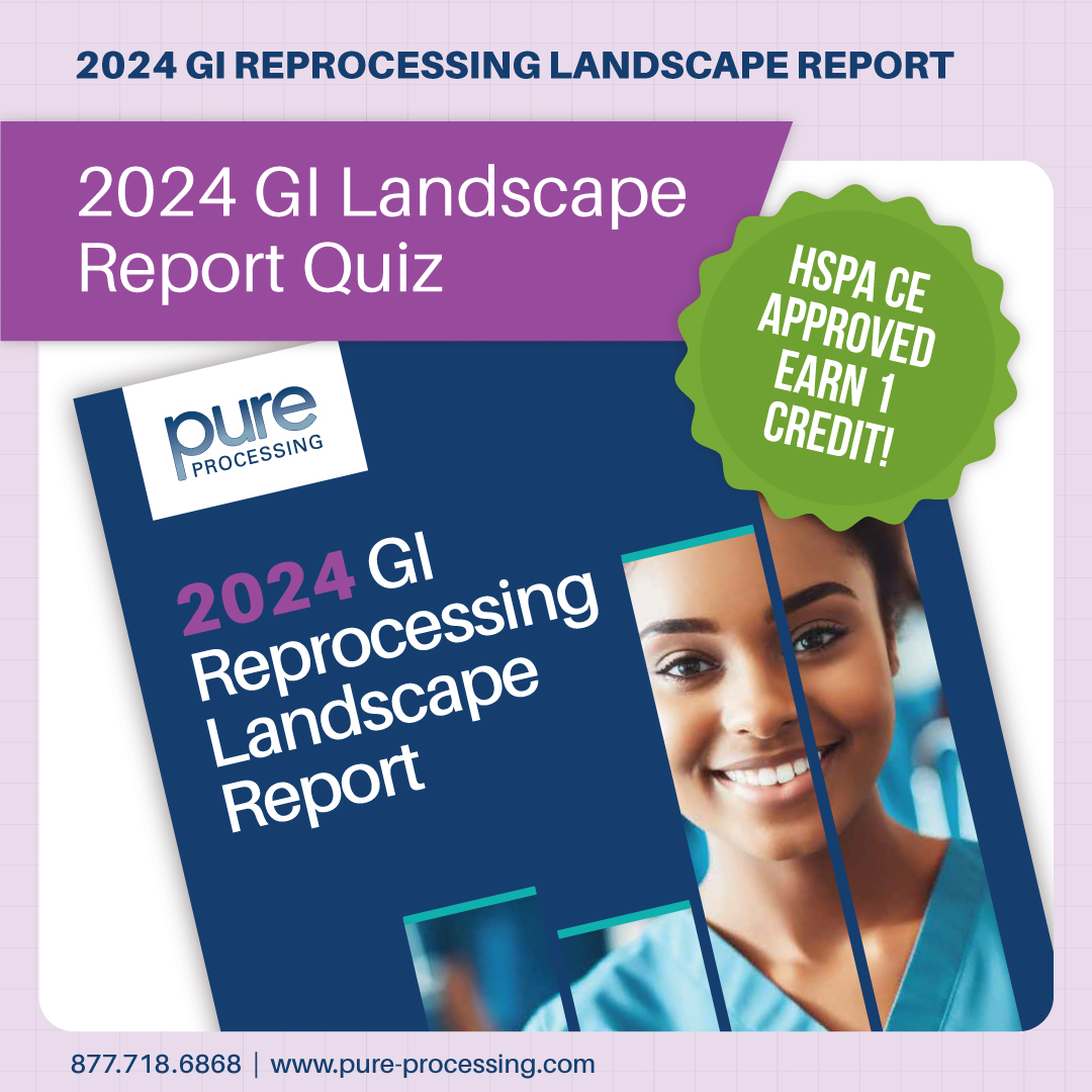 2024 GI Landscape Report Quiz: Earn 1 Free CE Credit | Pure Processing